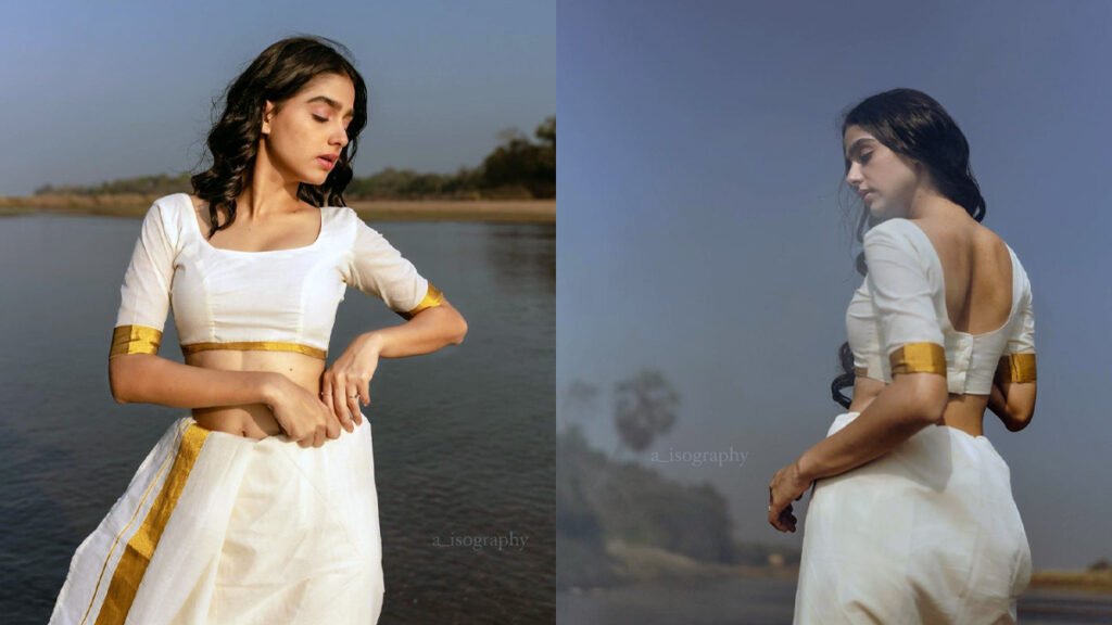 Anaswara Rajan New Photoshoot in Kerala Dress – Indianrays.com